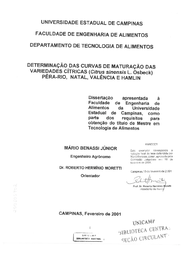 (PDF) Determinação das curvas de maturação das variedades citricas ...