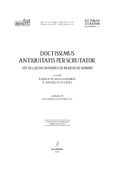 (PDF) ‘Aulo Gellio’ è mai esistito?