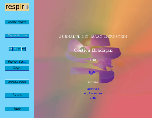 (PDF) Isaac Bernstein's Diary / Jurnalul lui Isaac Bernstein | Costică ...