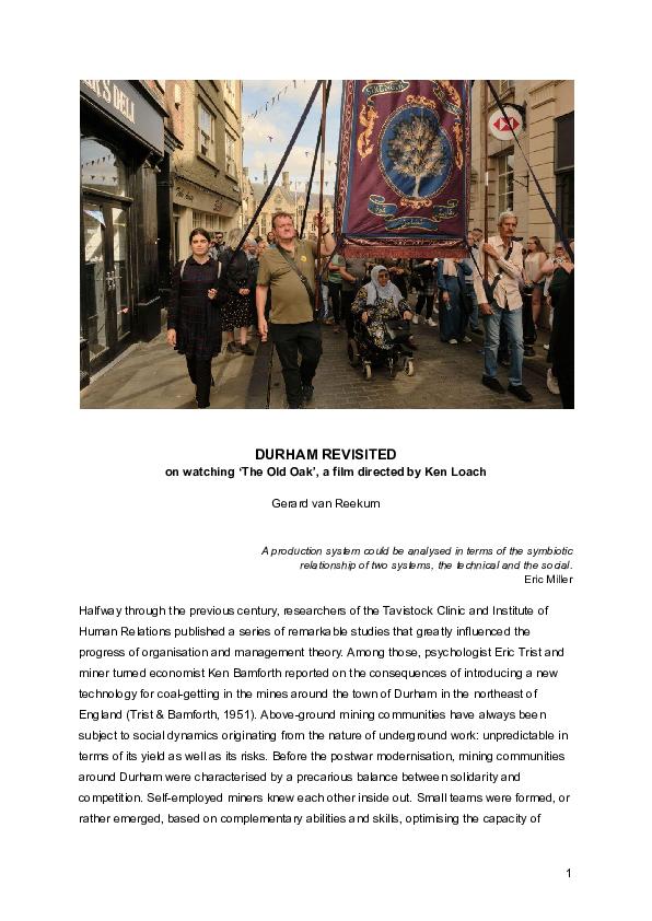 (PDF) The old oak movie review