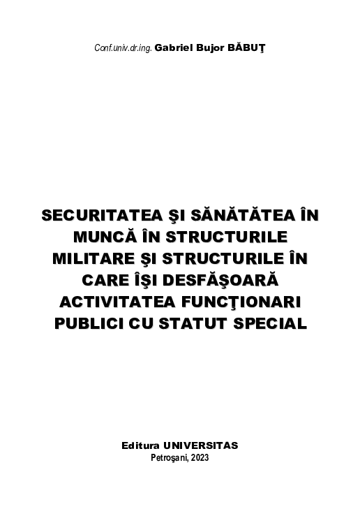 (PDF) Carte SSM structuri militare