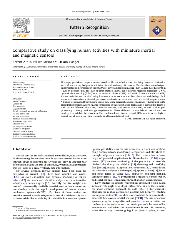 (PDF) A Comparative Study on Classifying Human Activities Using Classical Machine and Deep ...