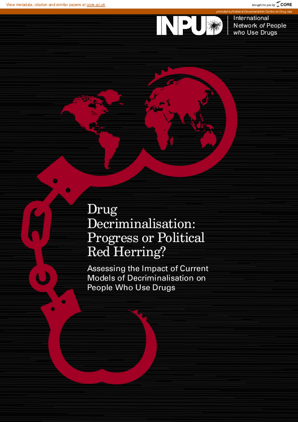 (PDF) Assessing Drug Decriminalisation Models' Impact