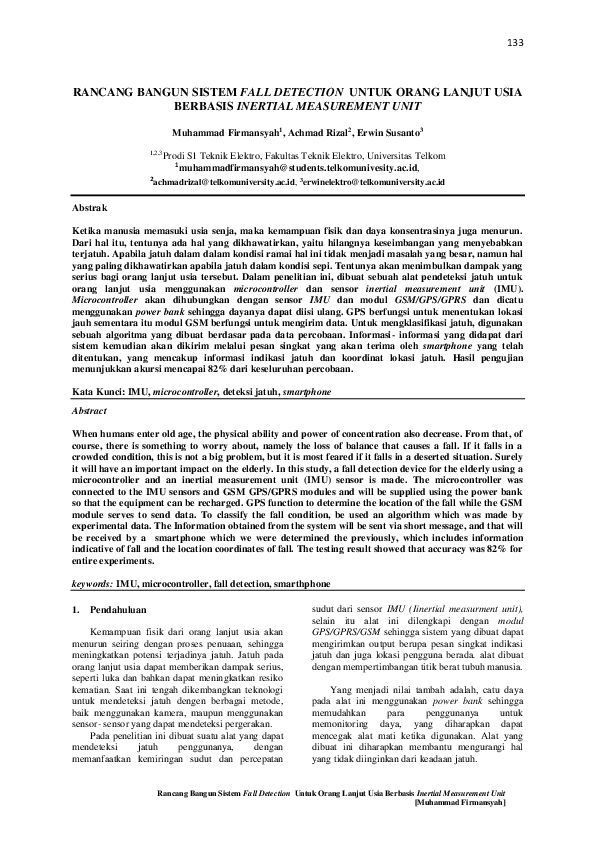 (PDF) Rancang Bangun Sistem Fall Detection Untuk Orang Lanjut Usia Berbasis Inertial Measurement ...