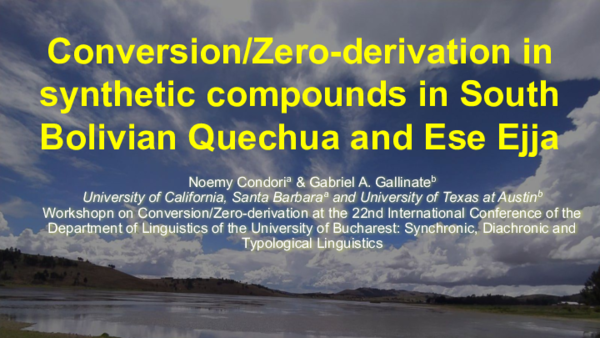 (PDF) Conversion/Zero-derivation in synthetic compounds in South ...