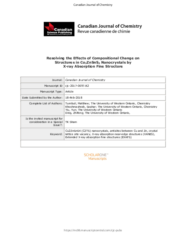 (PDF) Resolving the effects of compositional change on structures in ...