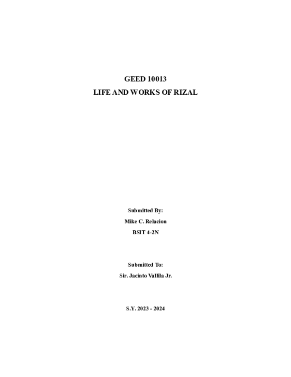 (PDF) Critical Review of the Book "The First Filipino: A Biography of ...