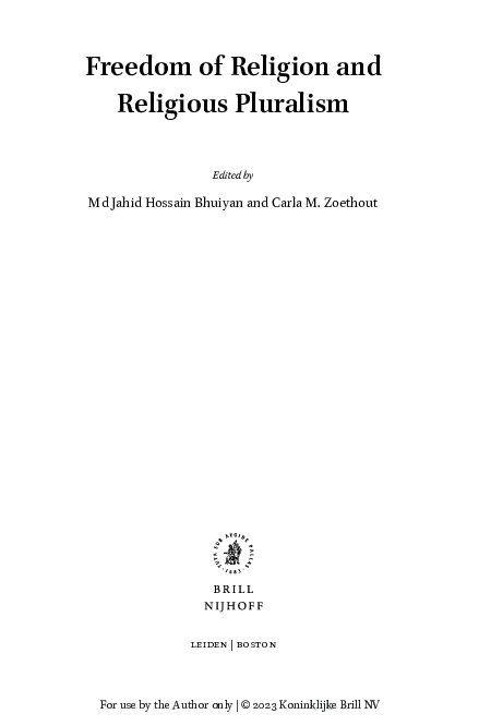 (PDF) Religious Pluralism and Freedom in Islam