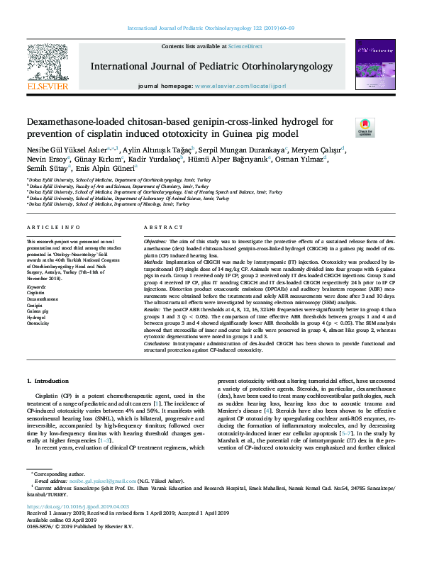 (PDF) Dexamethasone-loaded chitosan-based genipin-cross-linked hydrogel ...