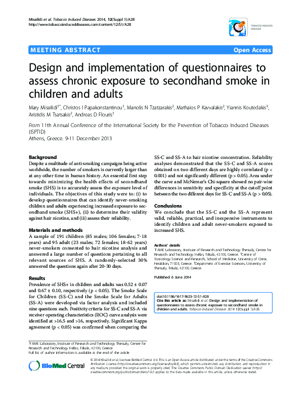(PDF) Design and implementation of questionnaires to assess chronic ...