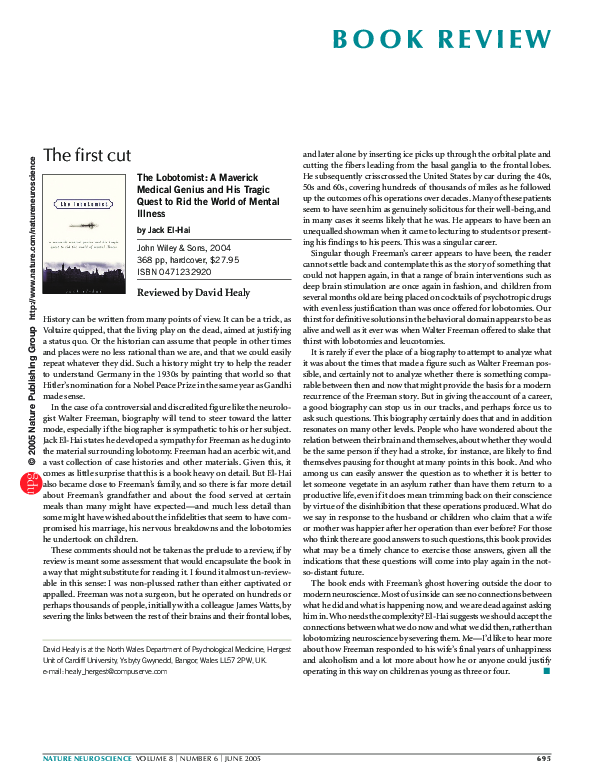 (PDF) The first cut