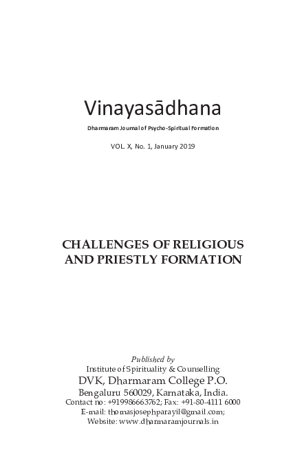 (PDF) CHALLENGES OF RELIGIOUS AND PRIESTLY FORMATION