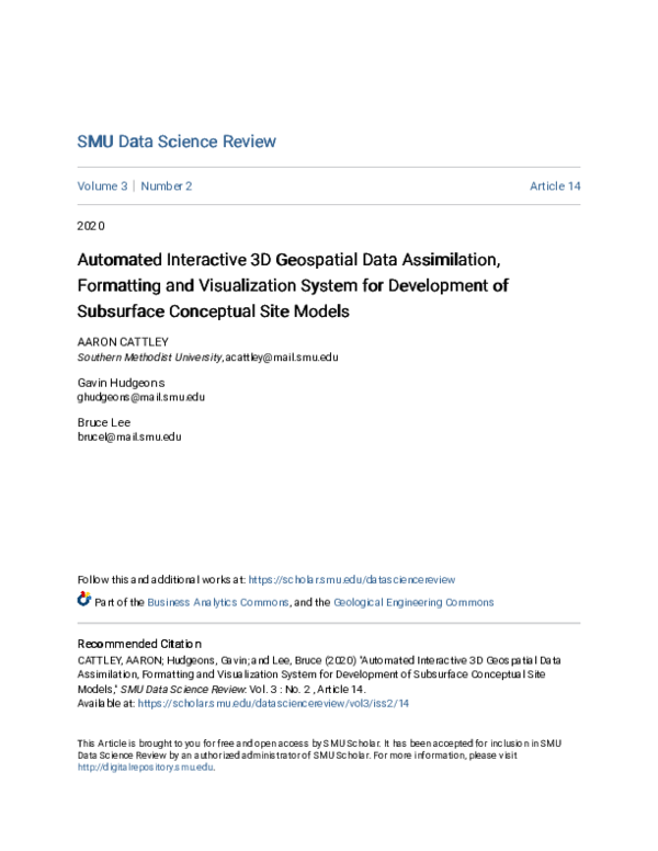 (PDF) Automated Interactive 3D Geospatial Data Assimilation, Formatting and Visualization System ...