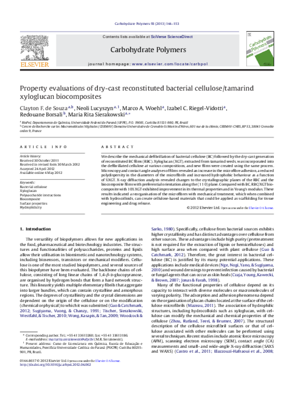 (PDF) Property evaluations of dry-cast reconstituted bacterial ...