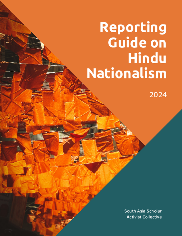 (PDF) Reporting Guide on Hindu Nationalism 2024