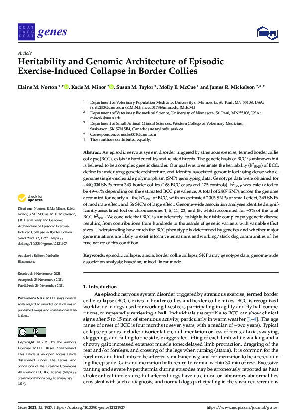 (PDF) Heritability and Genomic Architecture of Episodic Exercise ...