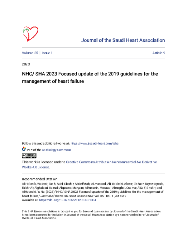 (PDF) NHC/ SHA 2023 Focused update of the 2019 guidelines for the ...
