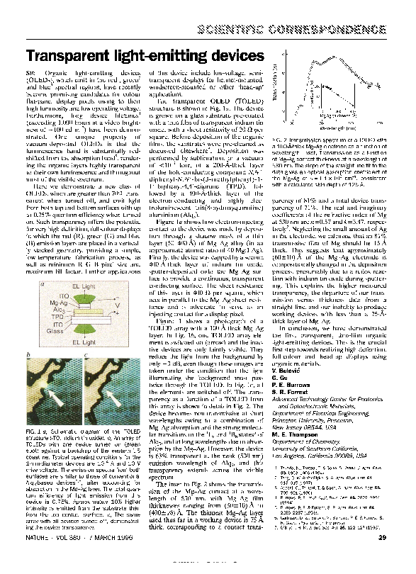 (PDF) Transparent light-emitting devices