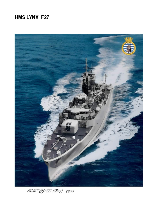 (PDF) HMS Lynx F27 (1957). and her Predecessors