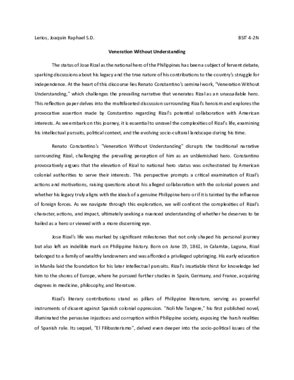 (PDF) Veneration Without Understanding