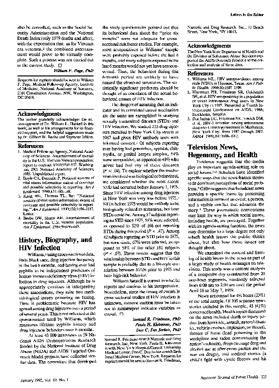 (PDF) Television news, hegemony, and health