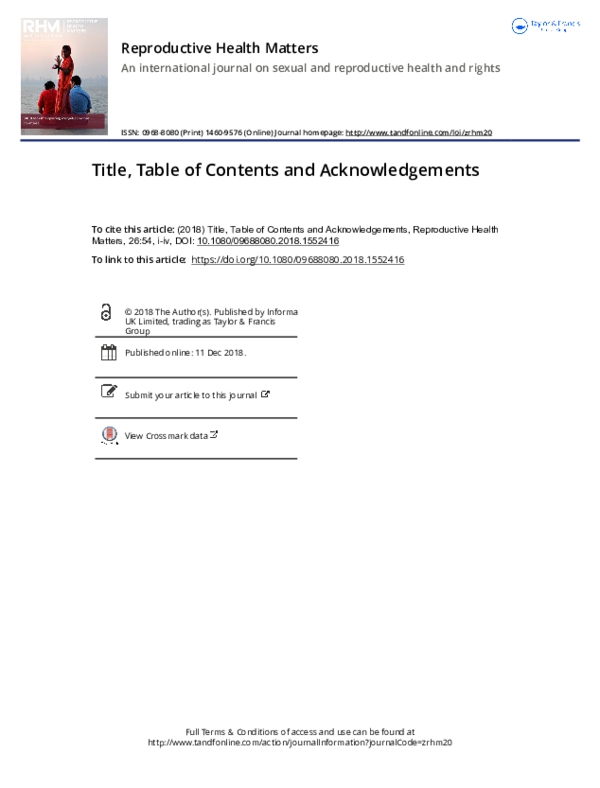 (PDF) Title, Table of Contents and Acknowledgements | Dr. Om Maharjan ...