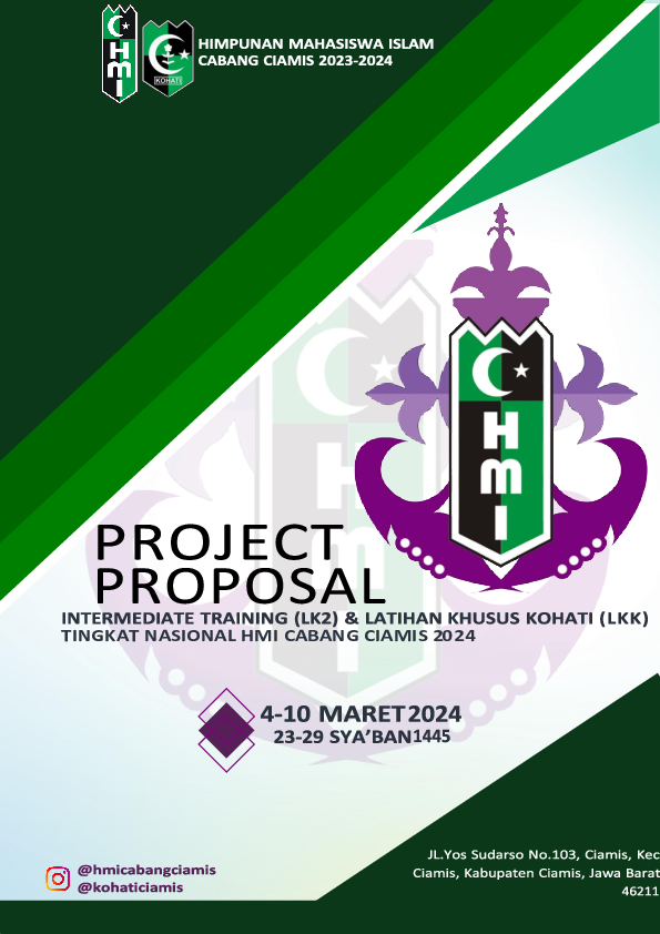 (PDF) Proposal LK2&LKK HMI Cabang Ciamis 2024