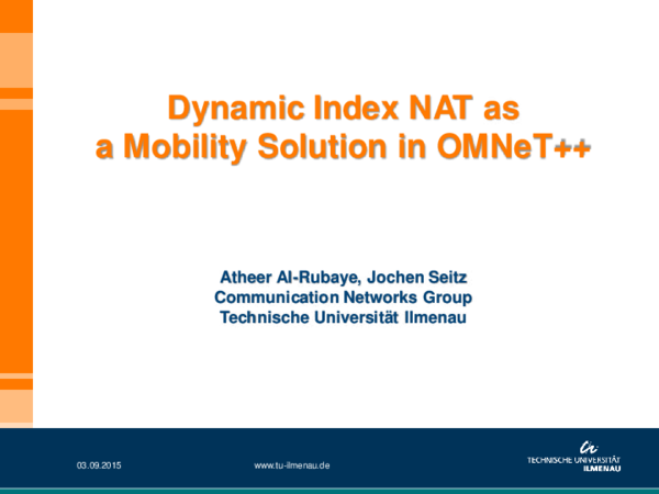 (PDF) Hierarchical dynamic index NAT as a mobility solution | Jochen Seitz - Academia.edu