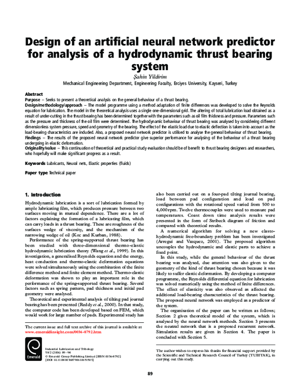 (PDF) Design of Artificial Neural Network Predictor for Trajectory Planning of an Experimental 6 ...