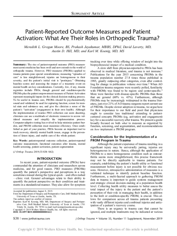 (PDF) Patient‐reported outcome measures and patient engagement in heart failure clinical trials ...