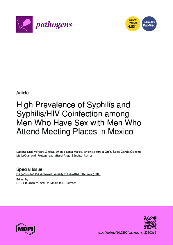 Pdf High Prevalence Of Syphilis And Syphilishiv Coinfection Among 5697