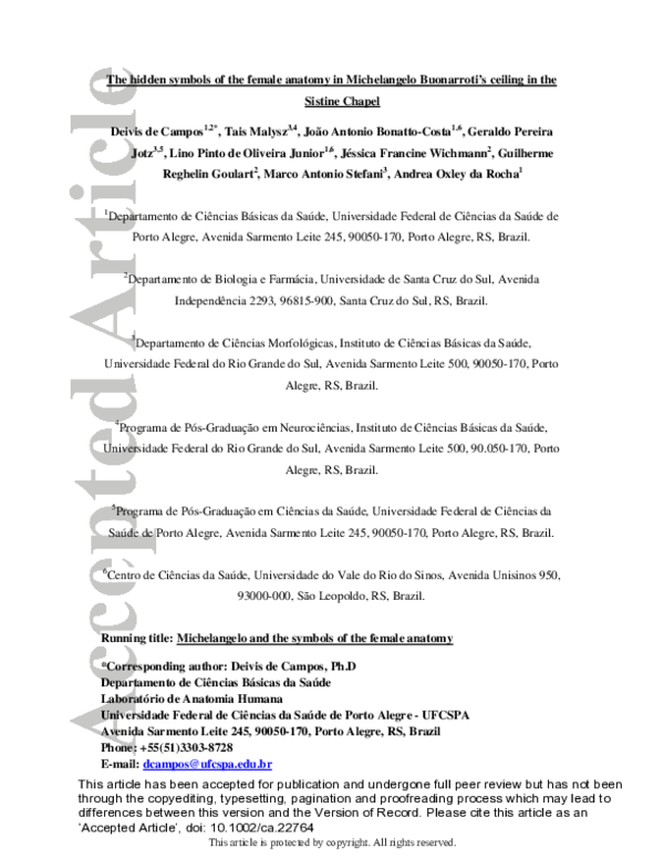 (PDF) The hidden symbols of the female anatomy in Michelangelo ...