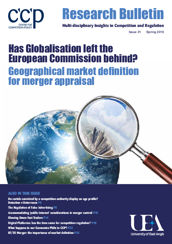 (PDF) Digital Platforms: has the time come for competition regulation?