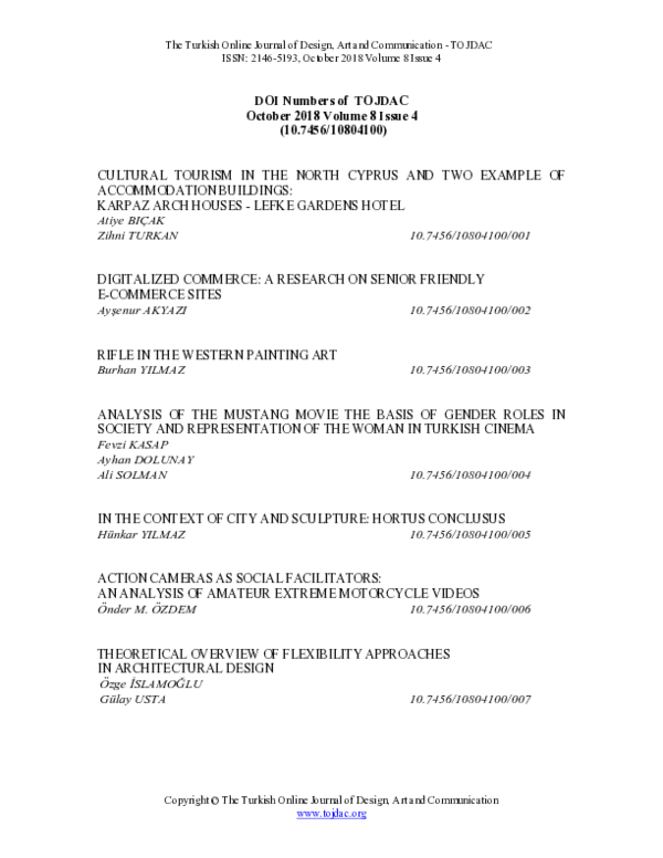 (PDF) Cultural Tourism in the North Cyprus and Two Example of ...