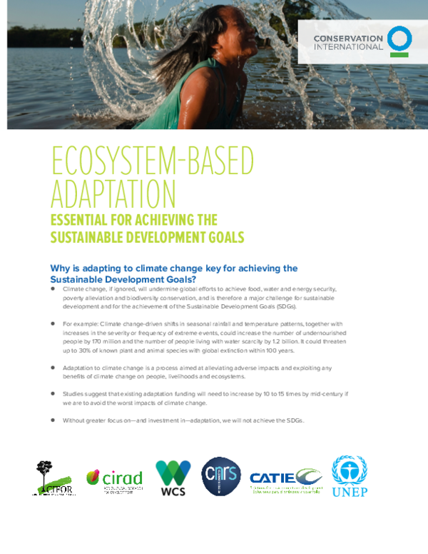 (PDF) Ecosystem-Based Adaptation Essential for Achieving the ...