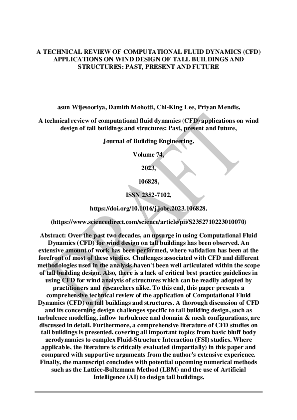 (PDF) A technical review of computational fluid dynamics (CFD) applications on wind design of ...