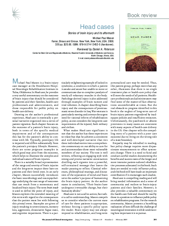 (PDF) Head cases