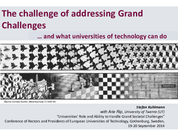 (PDF) The challenge of addressing Grand Challenges