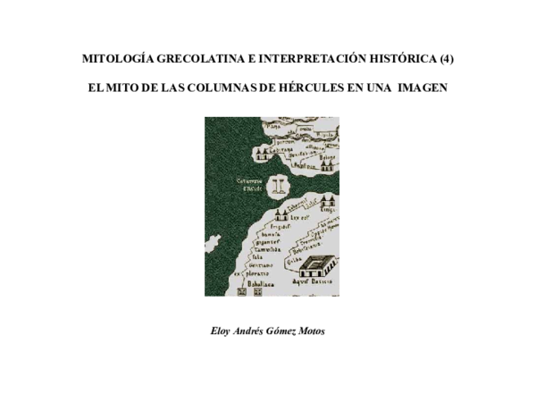 (PPT) EL MITO DE LAS COLUMNAS DE HÉRCULES EN UNA IMAGEN