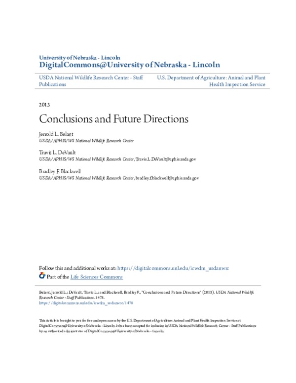 (PDF) 10 Conclusions and Future Directions
