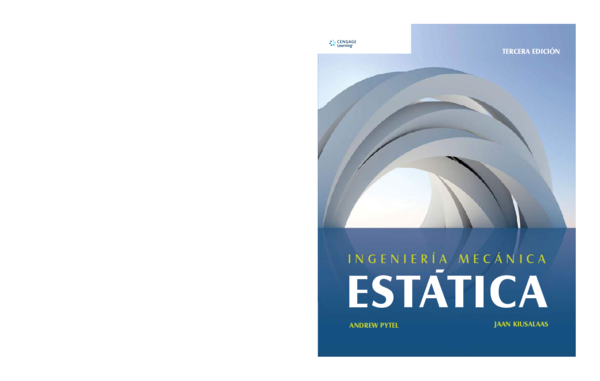 (PDF) Ingeniería Mecánica Estática Andrew Pytel, Jaan Kiusalaas 3ra Edición