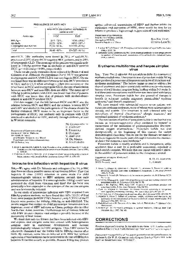 (PDF) Erythema multiforme and herpes simplex virus