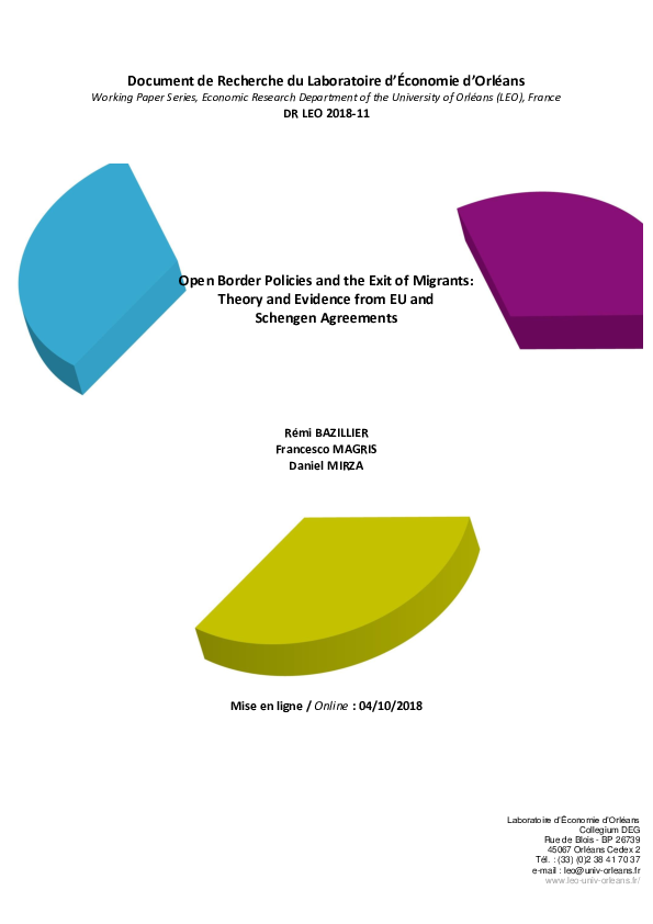 (PDF) Open Border Policies and the Exit of Migrants: Theory and Evidence from EU and Schengen ...