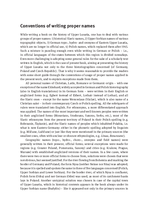 (PDF) Conventions of writing proper names