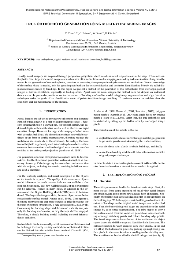 (PDF) True orthophoto generation using multi-view aerial images