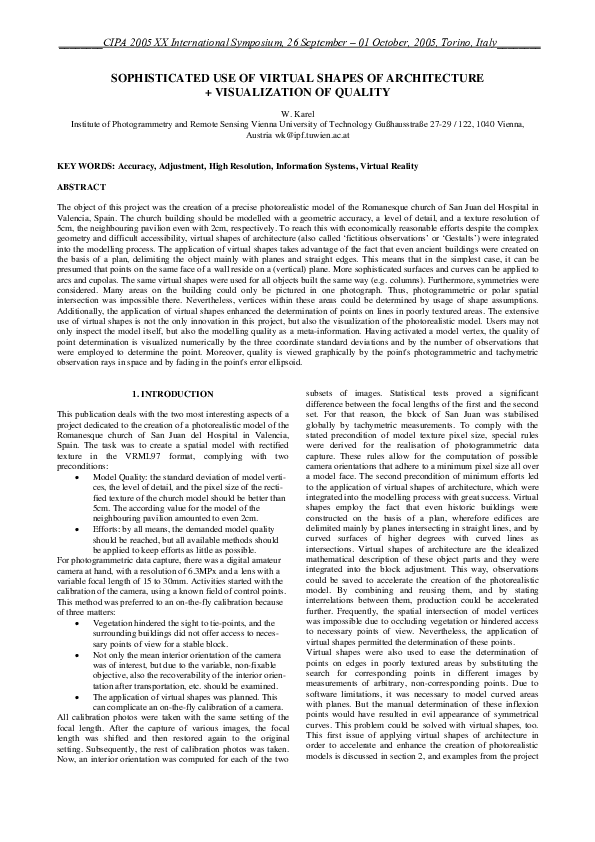 (PDF) Sophisticated Use of Virtual Shapes of Architecture ...