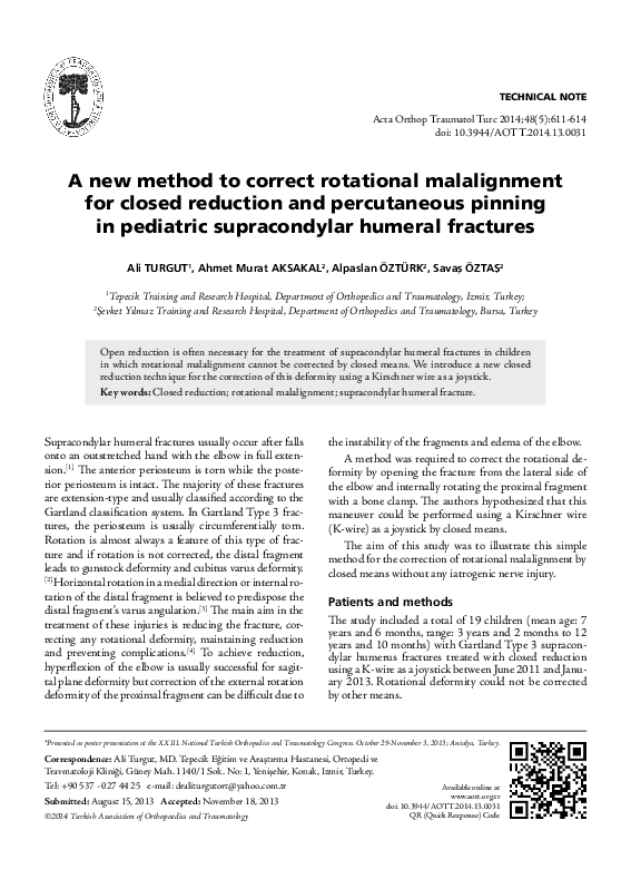(PDF) A new method to correct rotational malalignment for closed ...