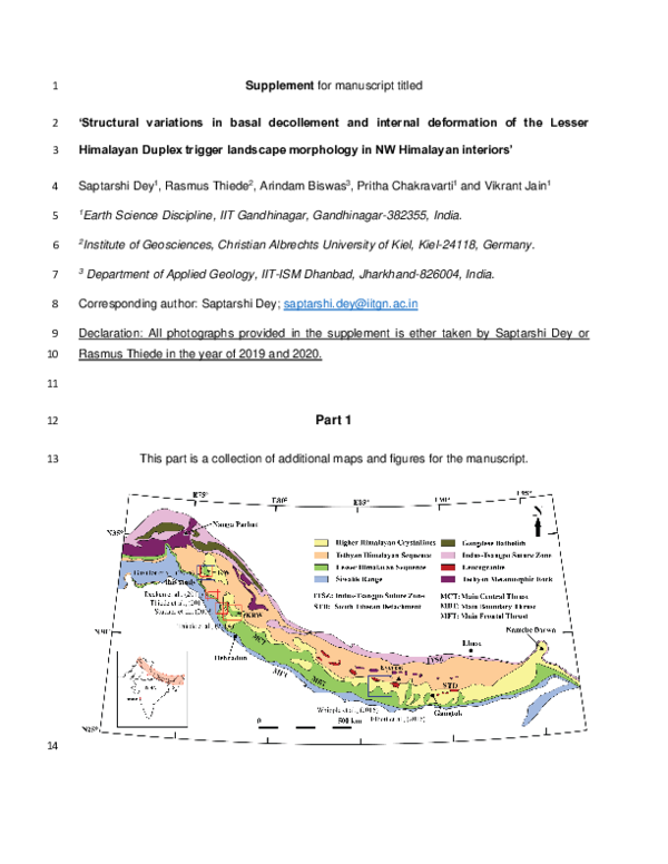 (PDF) Structural variations in basal decollement and internal ...