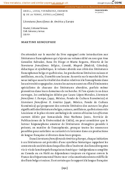 (PDF) Anoll, Lidia ; Fernández, Carmen & De la Torre, Estrella (2006 ...