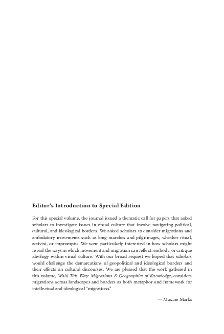 (PDF) Editor's Introduction to Special Edition